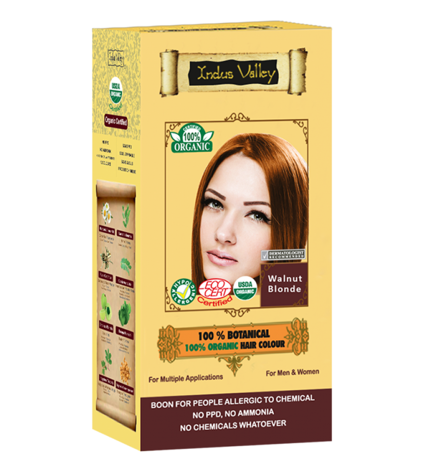 100% Botanical Hair colour Walnut Blonde