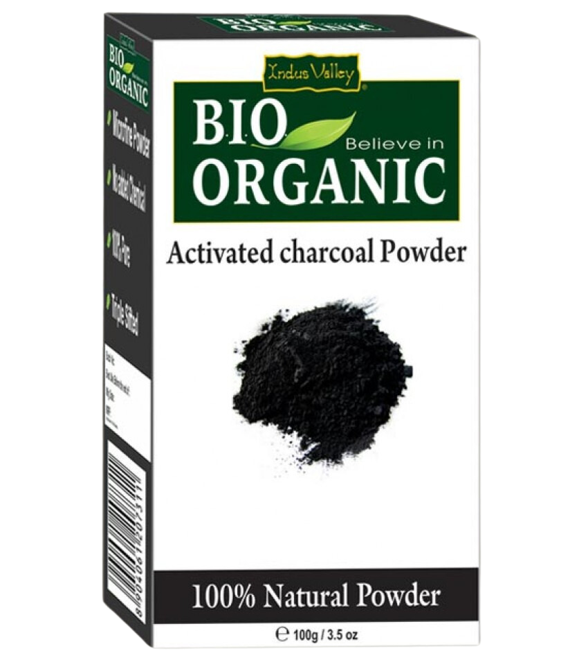 Indus Valley Bio Organic Charcoal Powder 100g