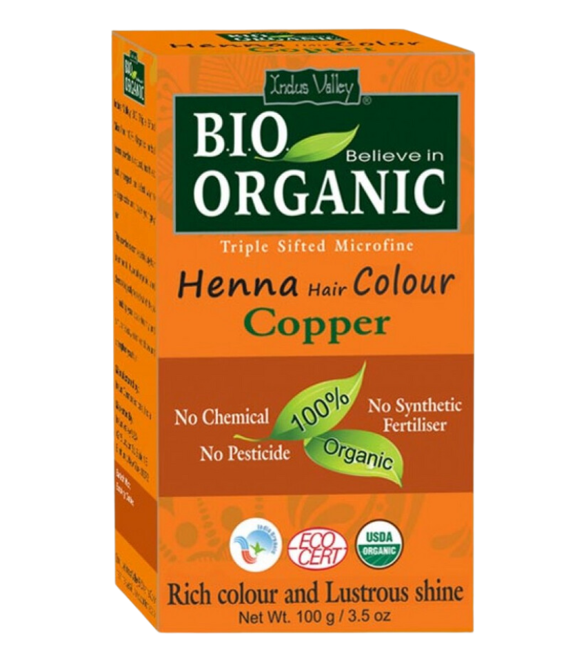 Indus valley Henna Hair Color Copper